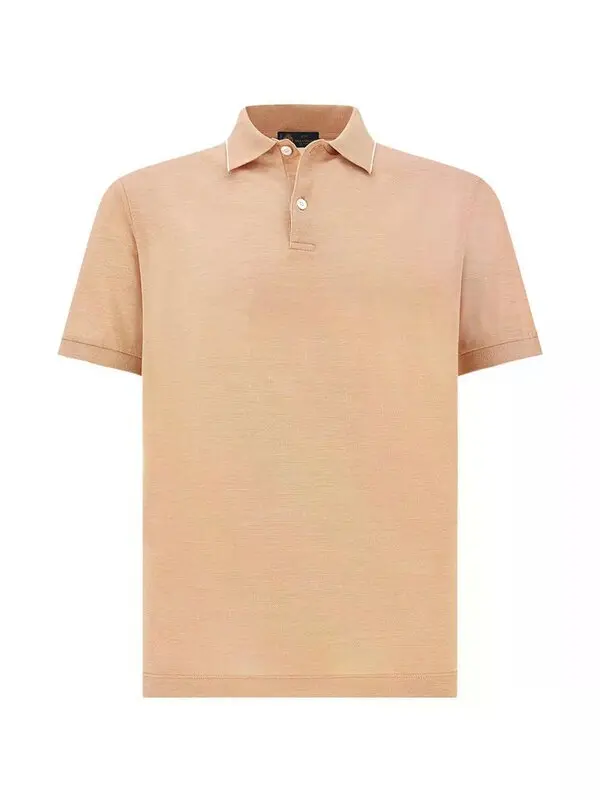 Paul & Shark Buttoned Polo Shirt - Orange