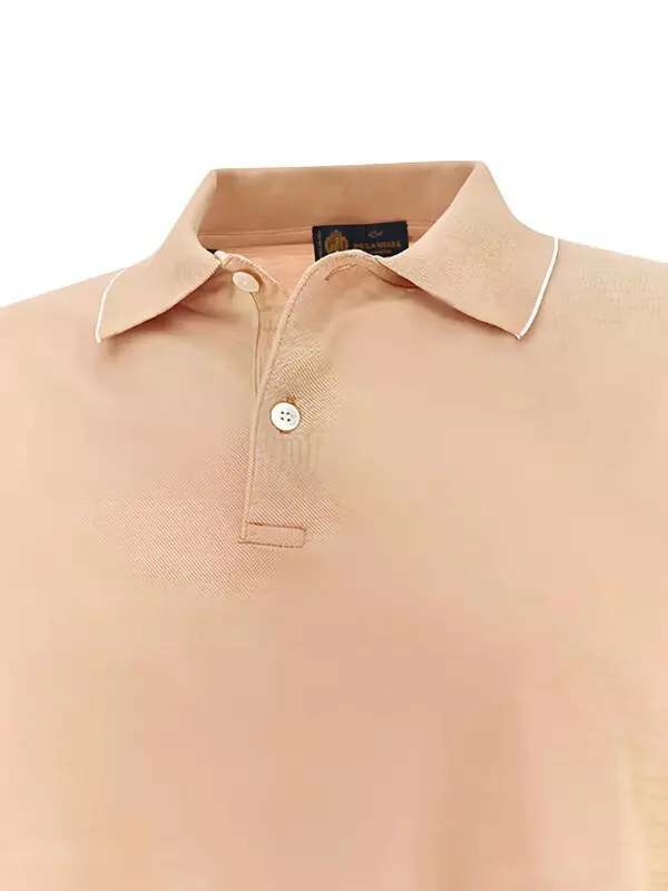 Paul & Shark Buttoned Polo Shirt - Orange