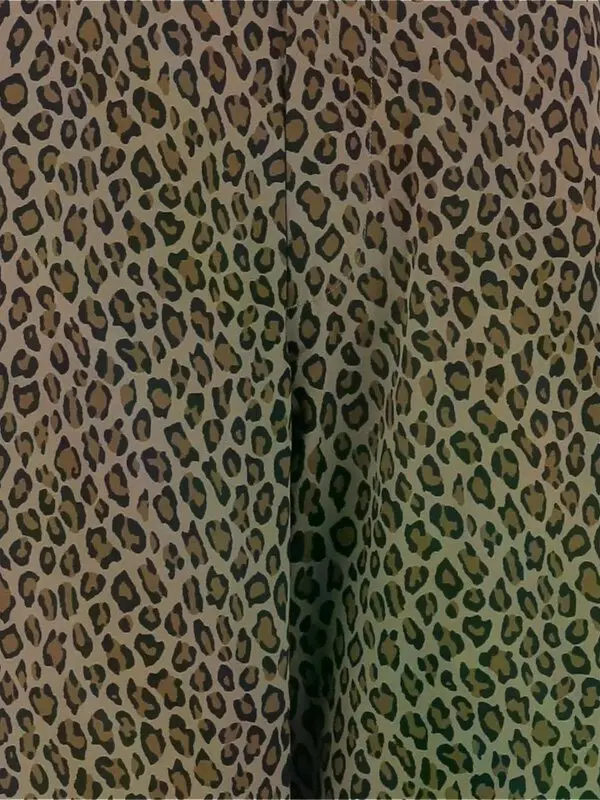SA SU PHI Animal-print Palazzo Trousers - Neutrals
