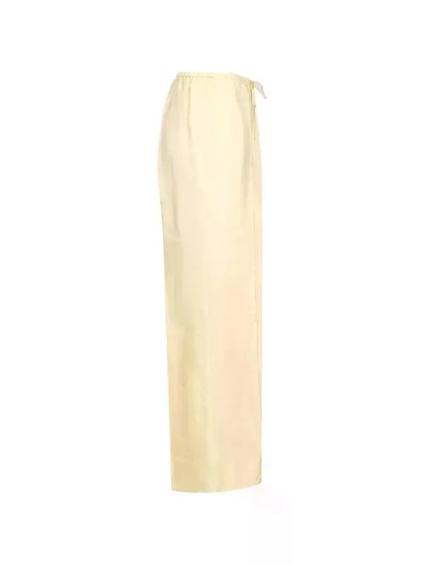 FORTE_FORTE Drawstring-fastening Trousers - Yellow