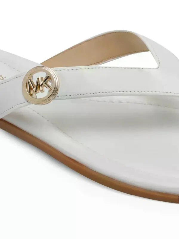 Michael Kors Erin Logo Sandals - White
