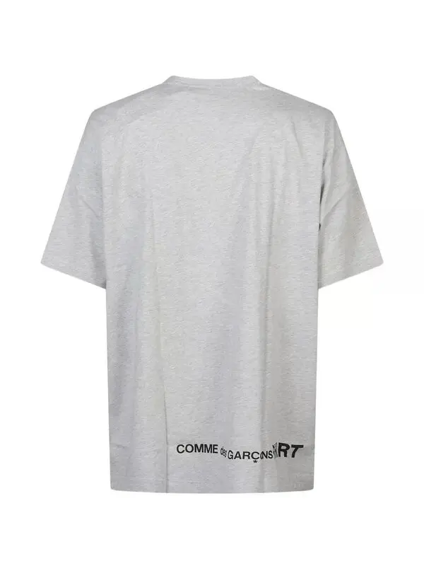 Comme Des Garçons Logo-print T-shirt - Grey