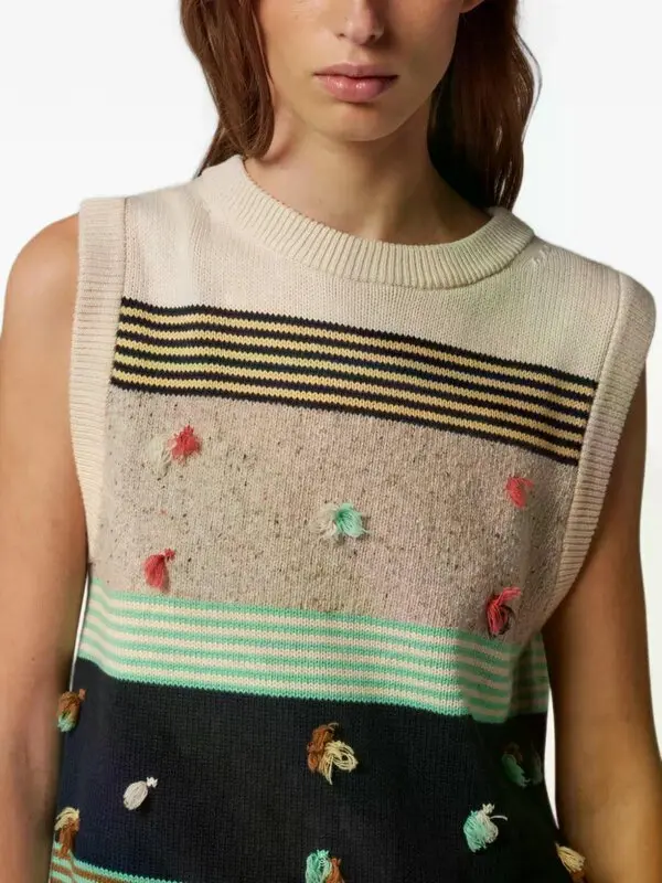 Paul Smith Embroidered Sleeveless Sweater