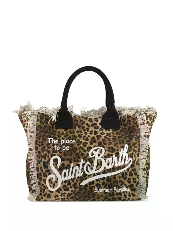 MC2 SAINT BARTH Animal-print Tote Bag - Brown