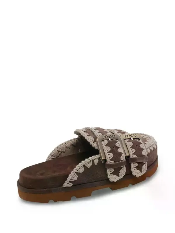 Mou Sabot Sandals - Brown