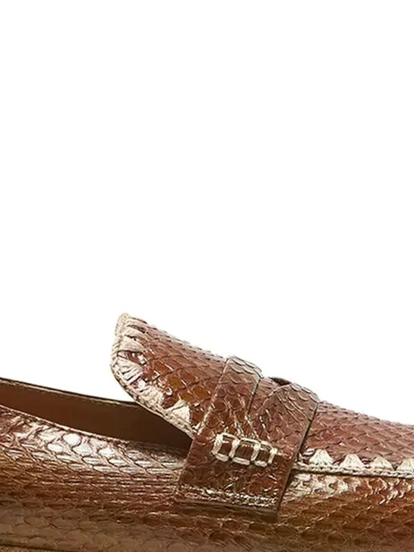 Malìparmi Leather Loafers - Brown