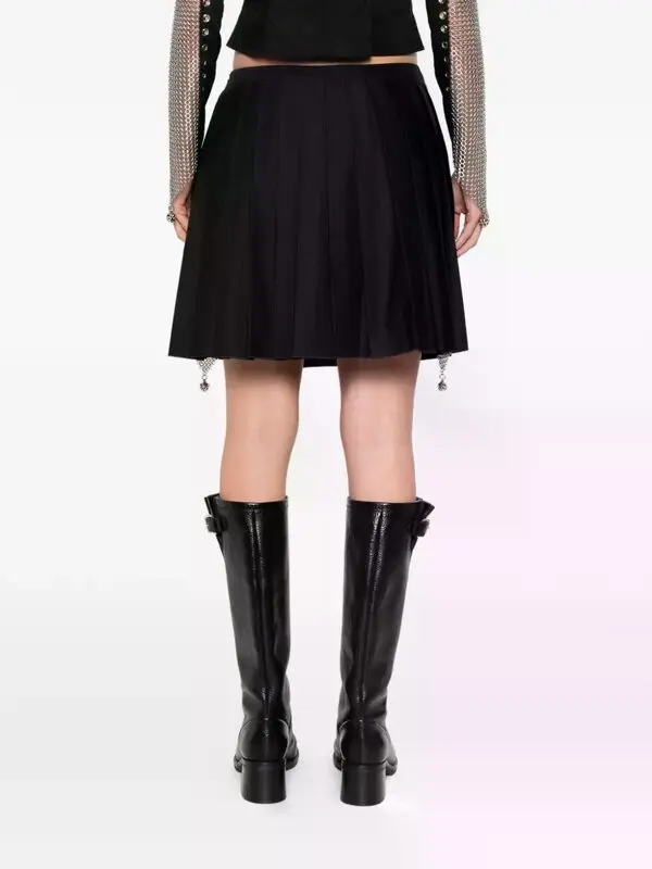 CHOPOVA LOWENA Titan Eyelet Mini Skirt