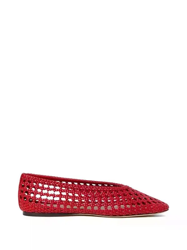 LOEFFLER RANDALL Emery Ballerina Flats - Red