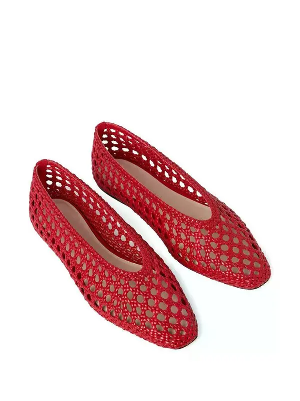 LOEFFLER RANDALL Emery Ballerina Flats - Red