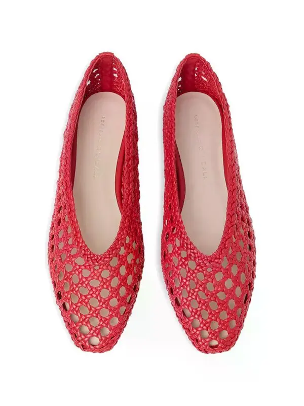 LOEFFLER RANDALL Emery Ballerina Flats - Red