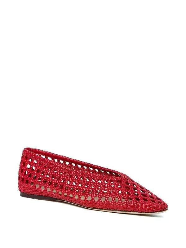 LOEFFLER RANDALL Emery Ballerina Flats - Red