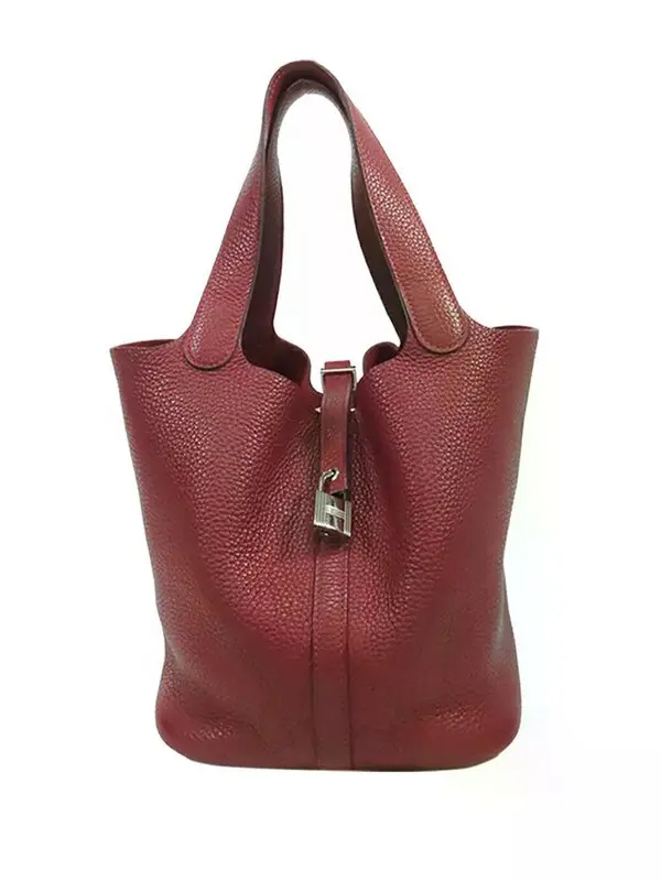 Hermès 2017 Clemence Picotin Lock 22 Handbag - Red