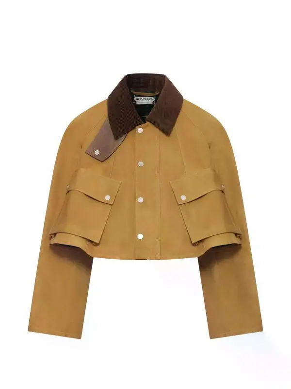 JW Anderson Contrast Collar Barn Jacket - Neutrals