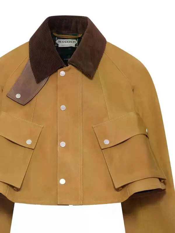 JW Anderson Contrast Collar Barn Jacket - Neutrals