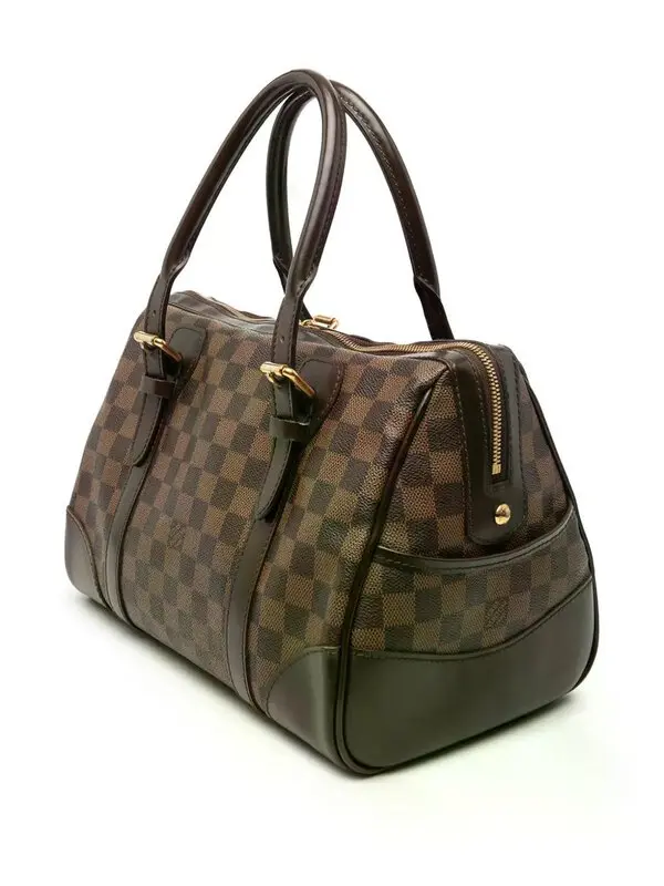 LOUIS VUITTON Damier Ebene Berkeley Handbag - Brown
