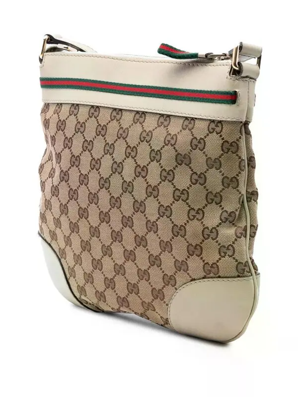 Gucci Gg Canvas Mayfair Crossbody Bag - Brown