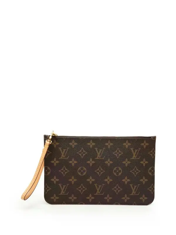LOUIS VUITTON 2016 Neverfull Mm Pouch - Brown