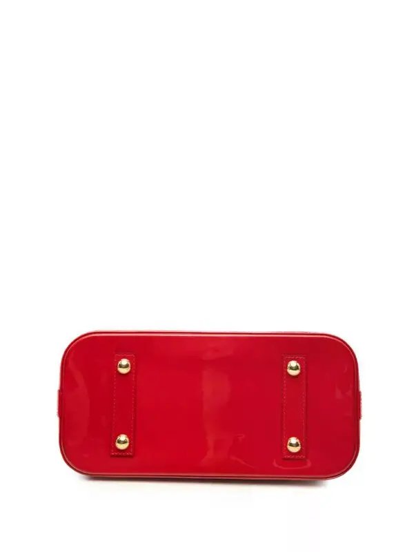 LOUIS VUITTON 2015 Monogram Vernis Alma Pm Handbag - Red