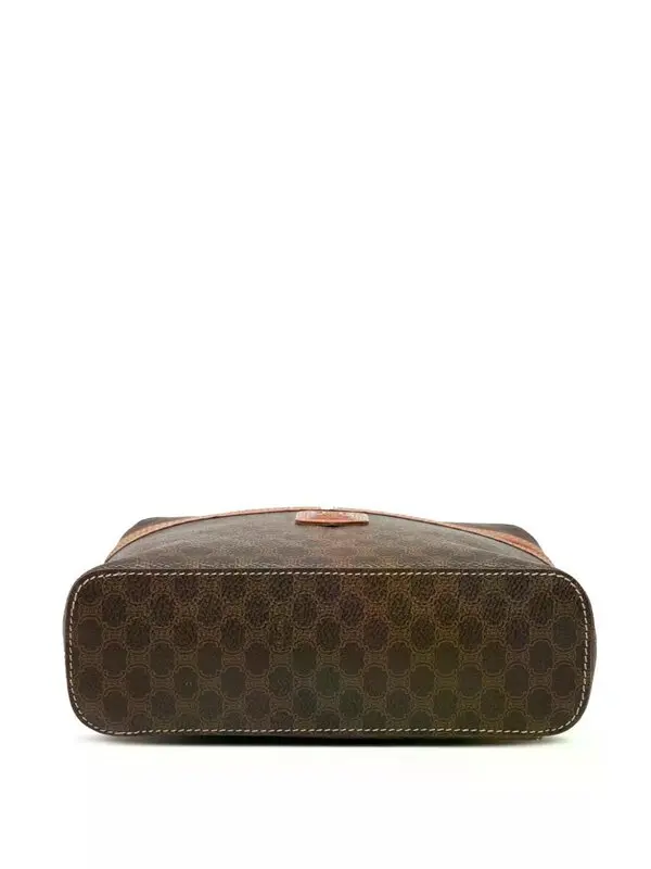 Celine 20th Century Macadam Coated Canvas Vanity Bag