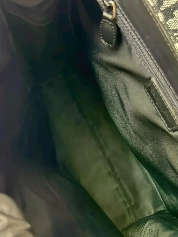 Dior Diorissimo Trotter Canvas Saddle Tote Bag