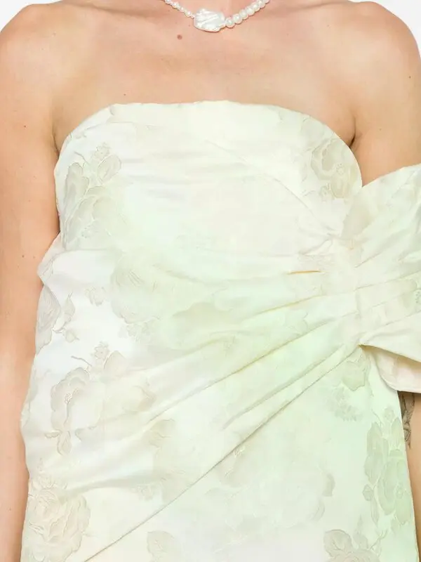 Simone Rocha Gathered Flower Top - Neutrals