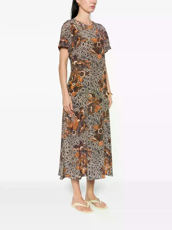 Max Mara Floral Print Dress