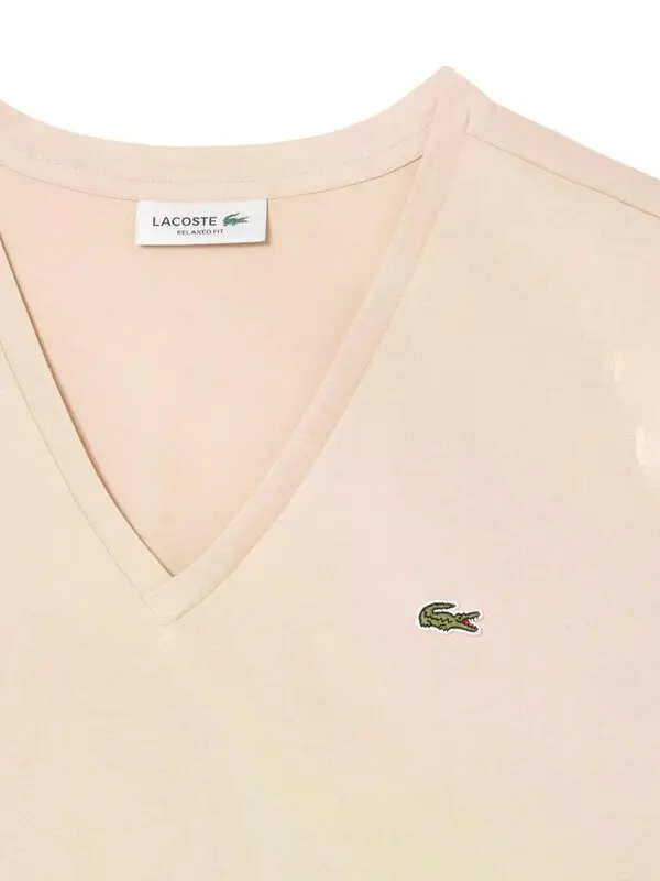 Lacoste V-neck T-shirt - Neutrals
