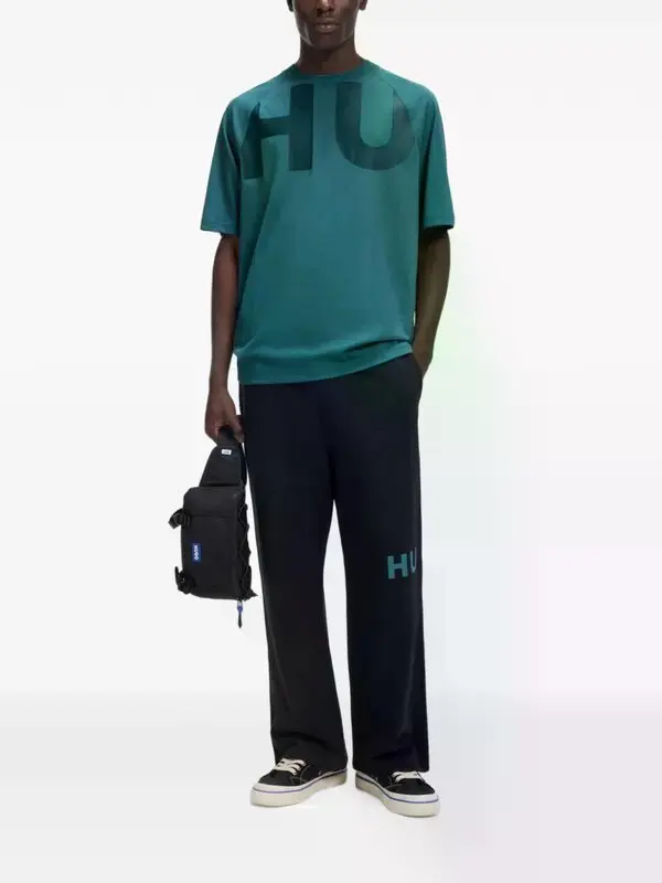 Hugo Large-logo T-shirt In Cotton Jersey