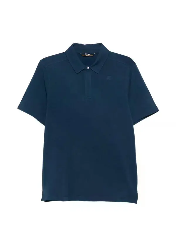 K-WAY Logo-detail Polo Shirt - Blue