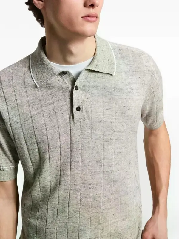 Peserico Ribbed-trim Polo