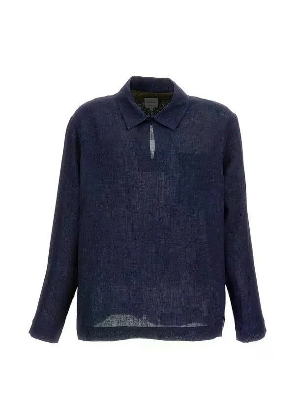 Paul Smith Linen Oversized Pop-over Shirt
