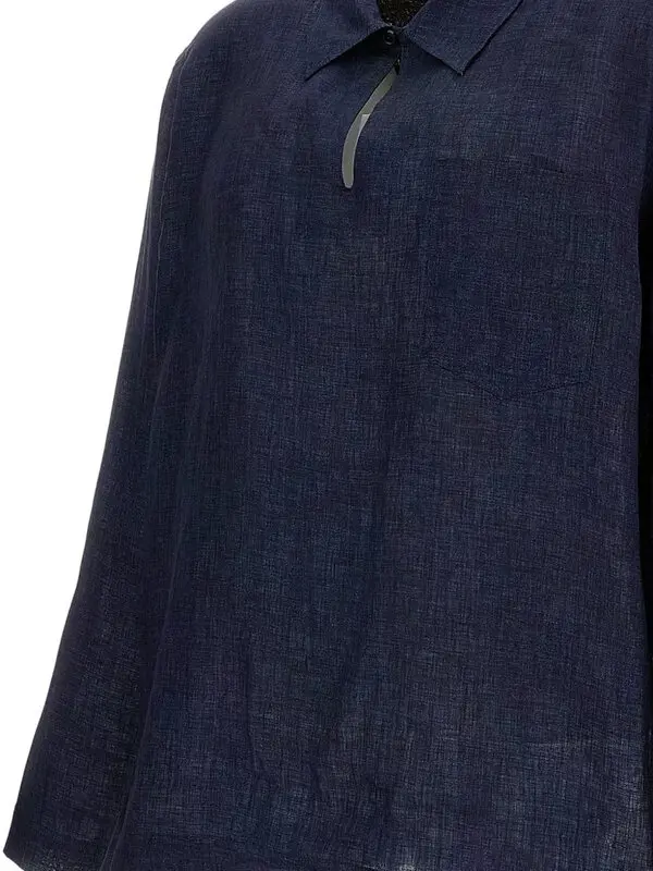 Paul Smith Linen Oversized Pop-over Shirt