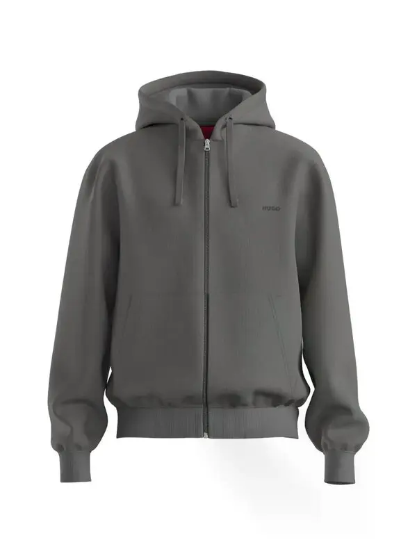 Hugo Zip Hoodie - Grey