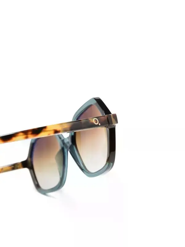 ETNIA BARCELONA Logo-engraved Geometric Sunglasses