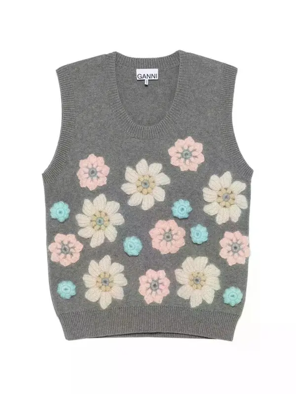 GANNI Floral Vest