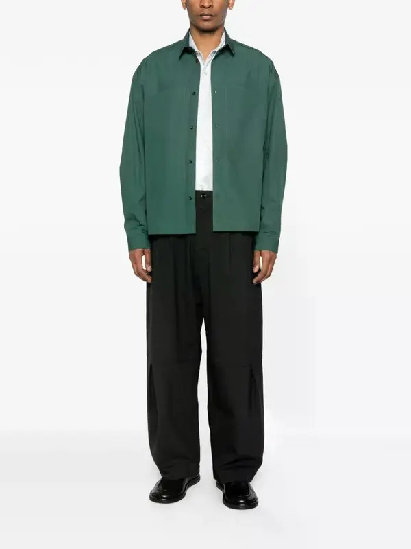 SAGE NATION Zushi Pleated Trousers - Grey