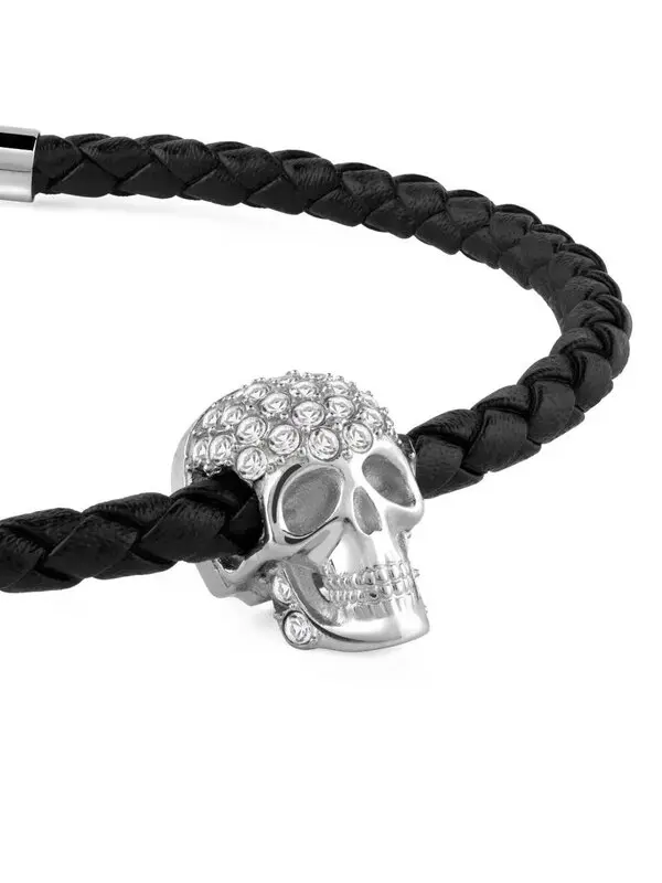 Philipp Plein Crystal Skull Bracelet
