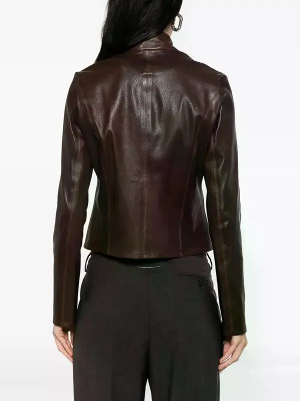Nour Hammour Sigrid Leather Jacket