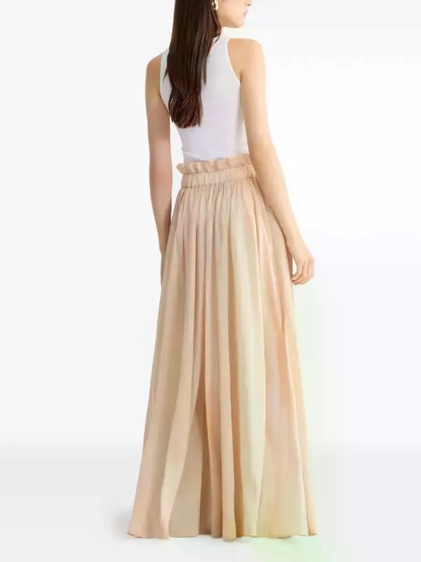 PATOU Ribbon Maxi Skirt - Neutrals