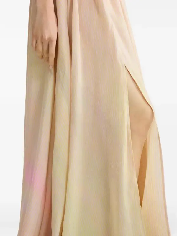 PATOU Ribbon Maxi Skirt - Neutrals