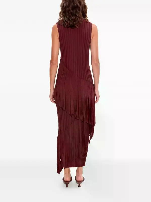 SIMONMILLER Spiral Knit Dress - Brown