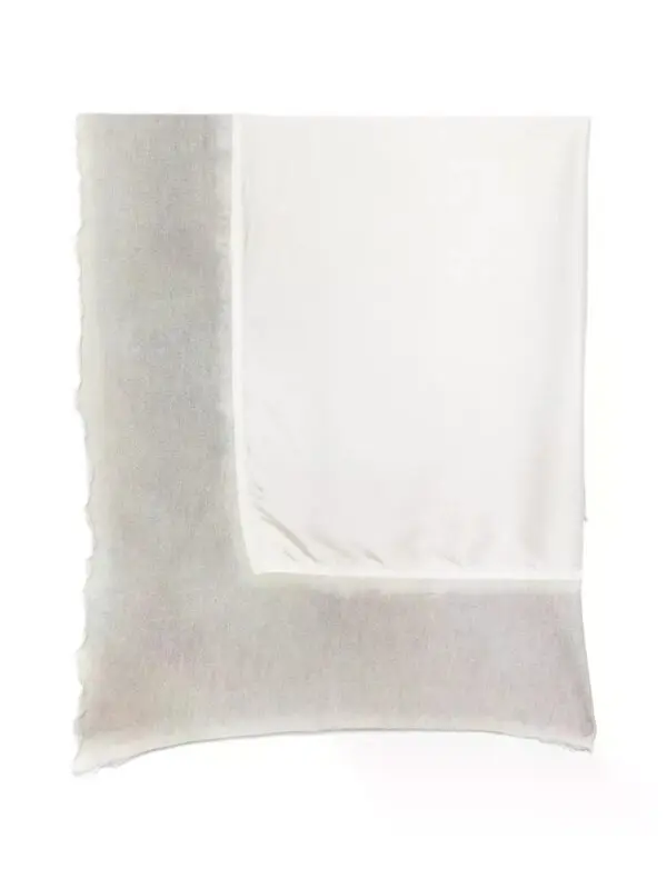 Avant Toi Frayed Scarf - Neutrals