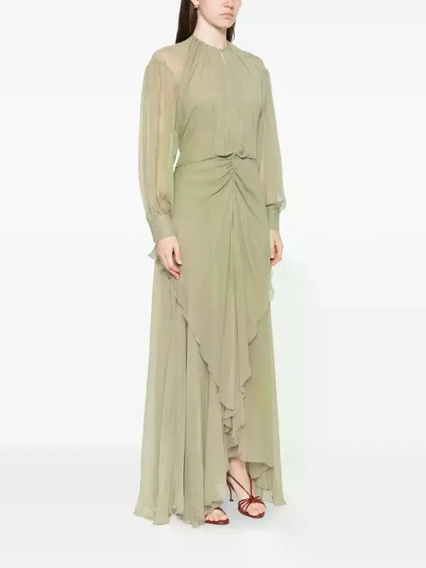 Erika Cavallini Asymmetric Ruffled Dress