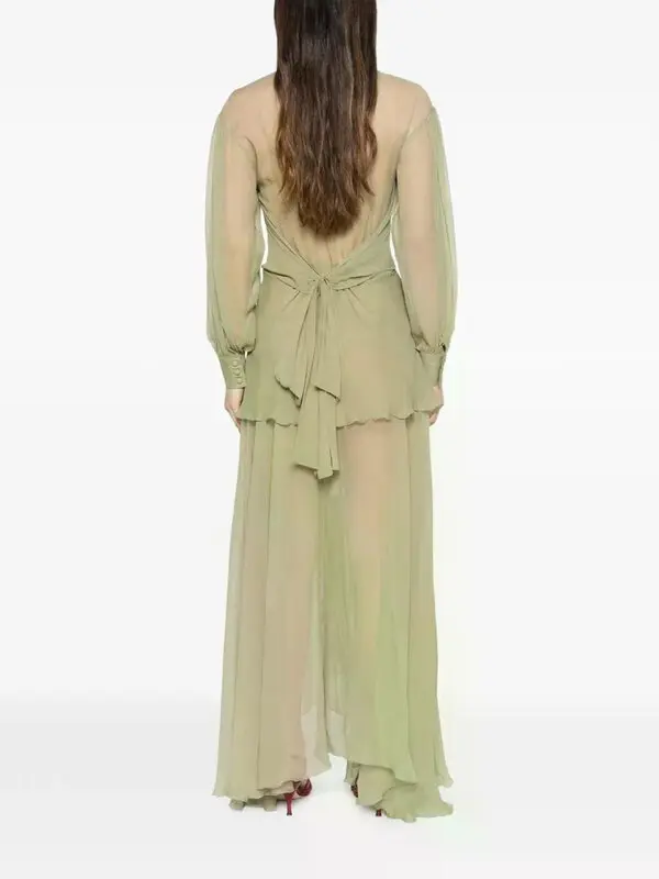 Erika Cavallini Asymmetric Ruffled Dress