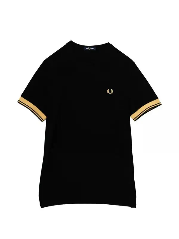 Fred Perry Striped-sleeve T-shirt