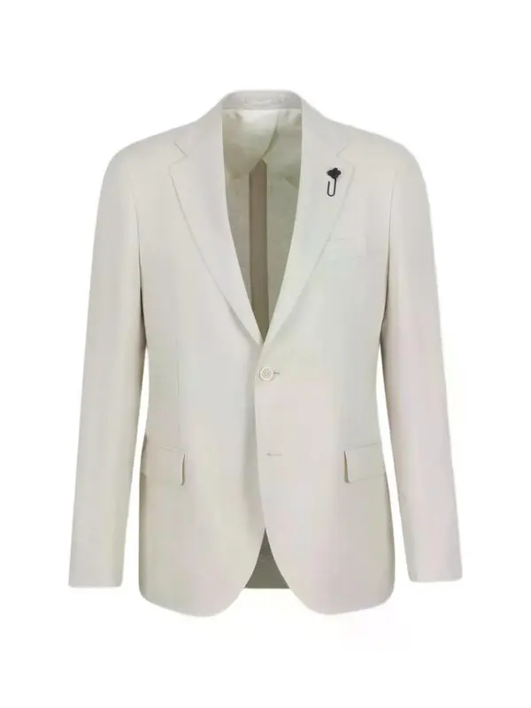 LARDINI Brooch Single-breasted Suit - Neutrals