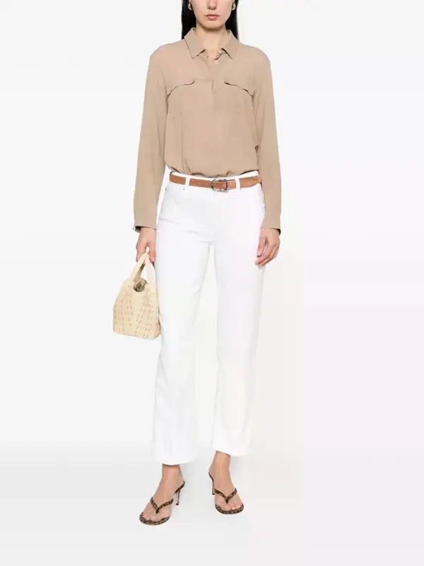 Marella Crepe Shirt - Neutrals