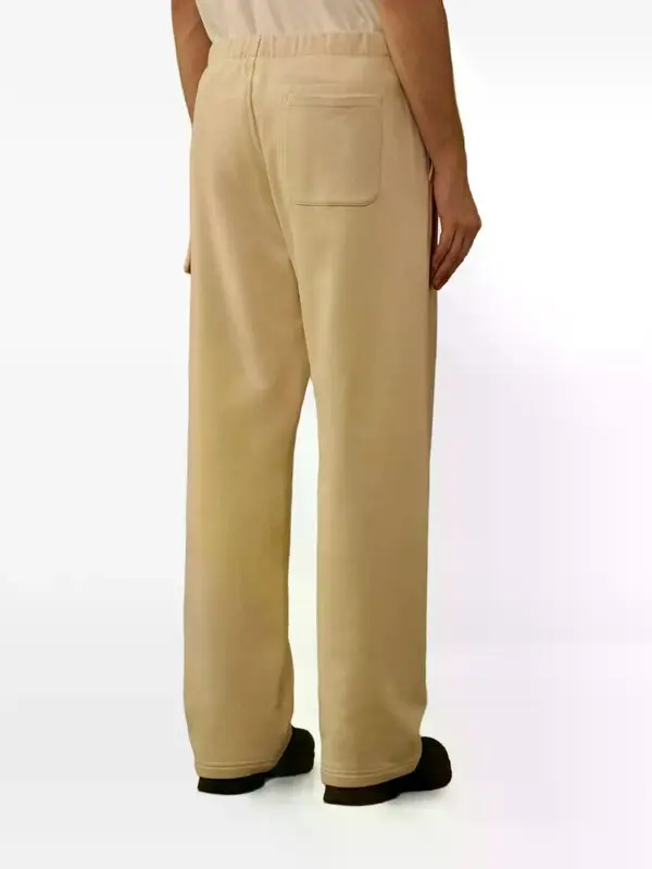 C.P. COMPANY Diagonal-raised Fleece Cargo-pocket Cotton Track Pants - Neutrals