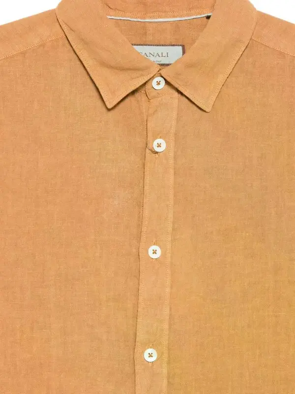 Canali Buttoned Shirt - Neutrals