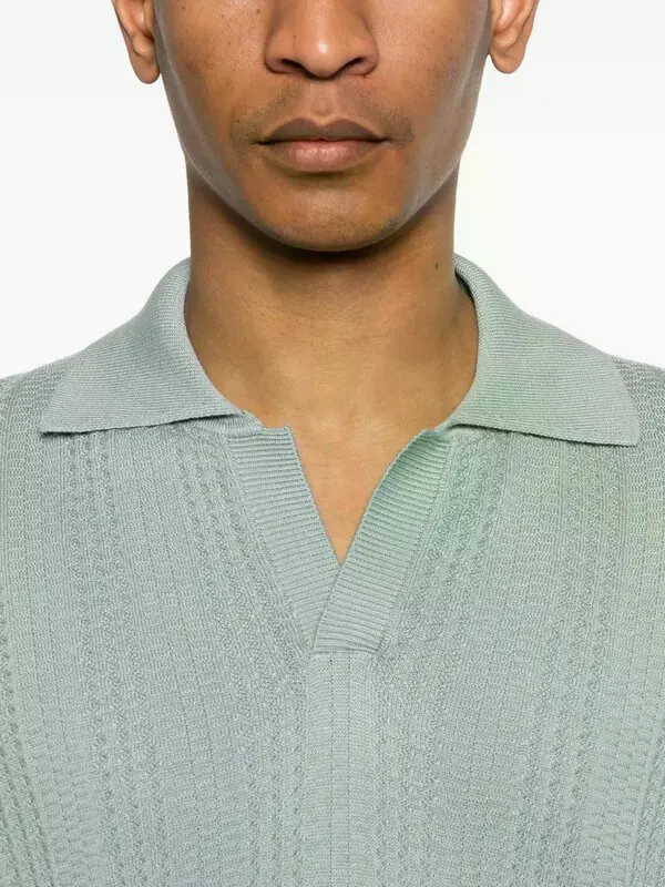 Canali Polo-collar T-shirt